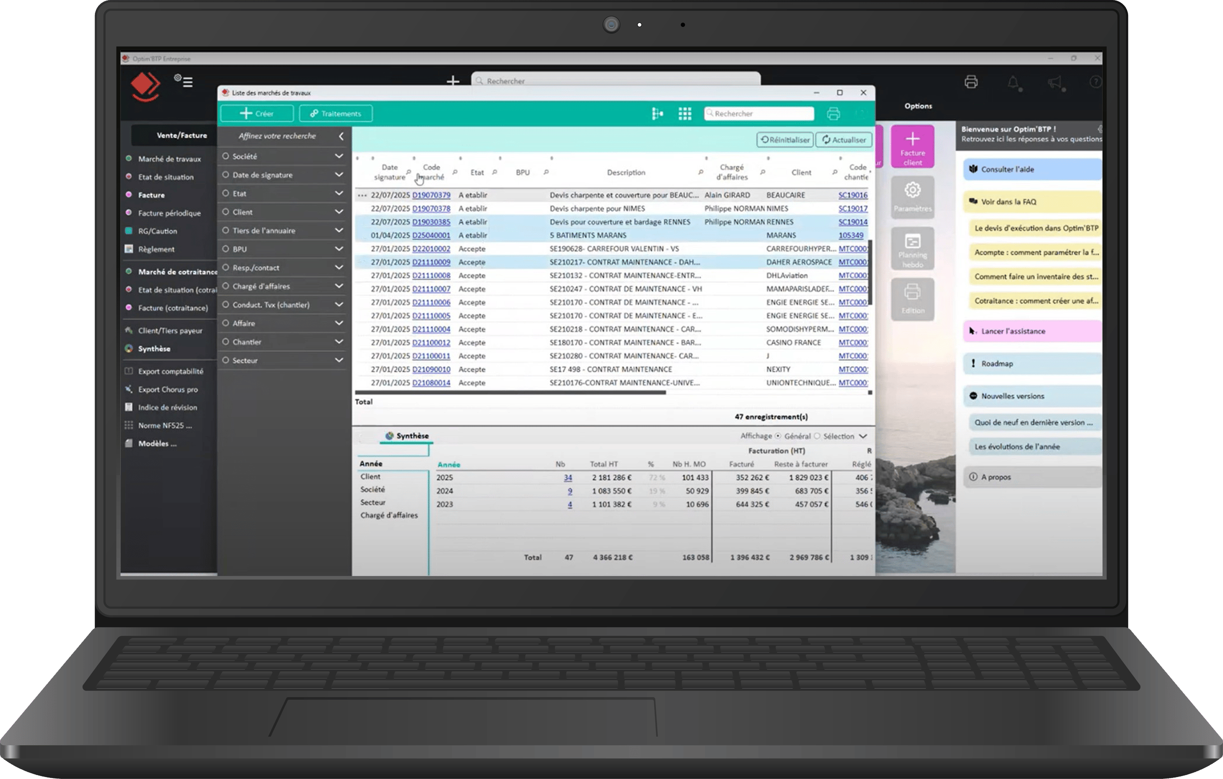 Logiciel Gestion BTP pour PME | Optim’BTP | intégré par BRZ France