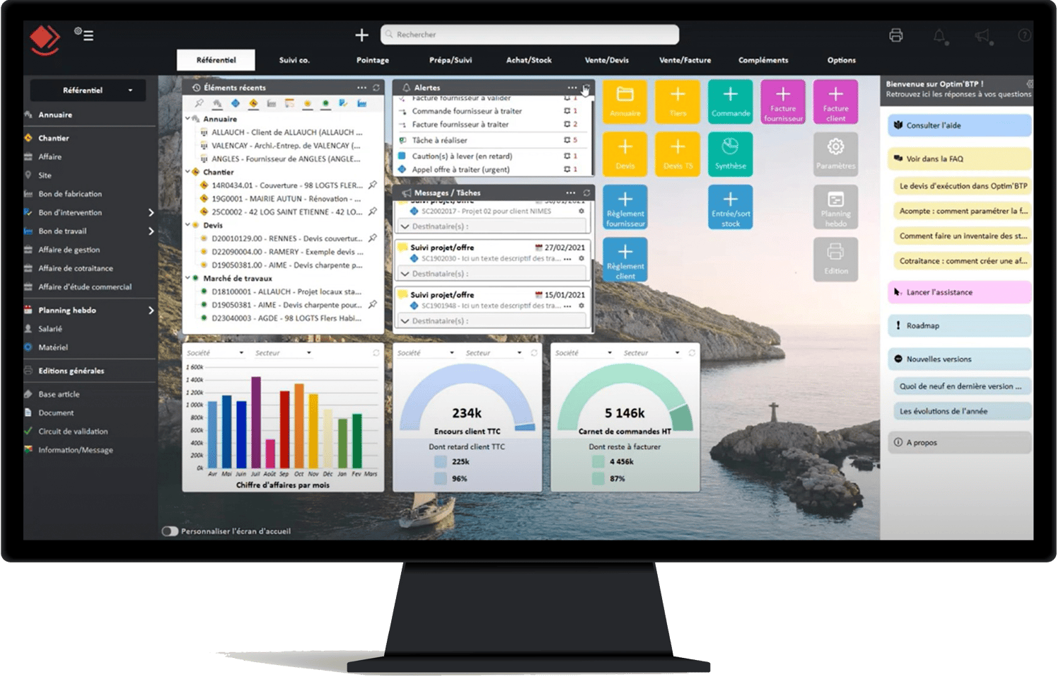 Logiciel Gestion BTP pour PME | Optim’BTP | intégré par BRZ France